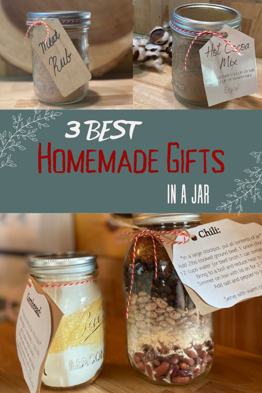 3 BEST Homemade Gifts in a Jar - The Ranchers Homestead